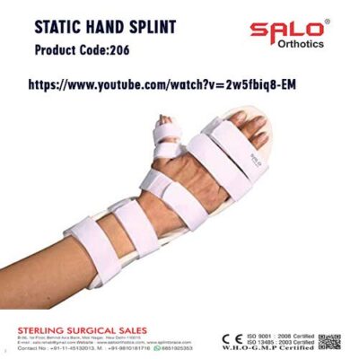 WHO Full Cock Up Hand Splint For Stroke Patients - Salo Orthotics